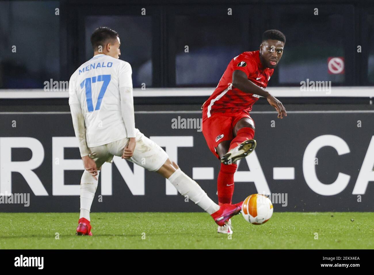ALKMAAR , 29-10-2020 , AFAS Stadion , Dutch football , Europa League ...