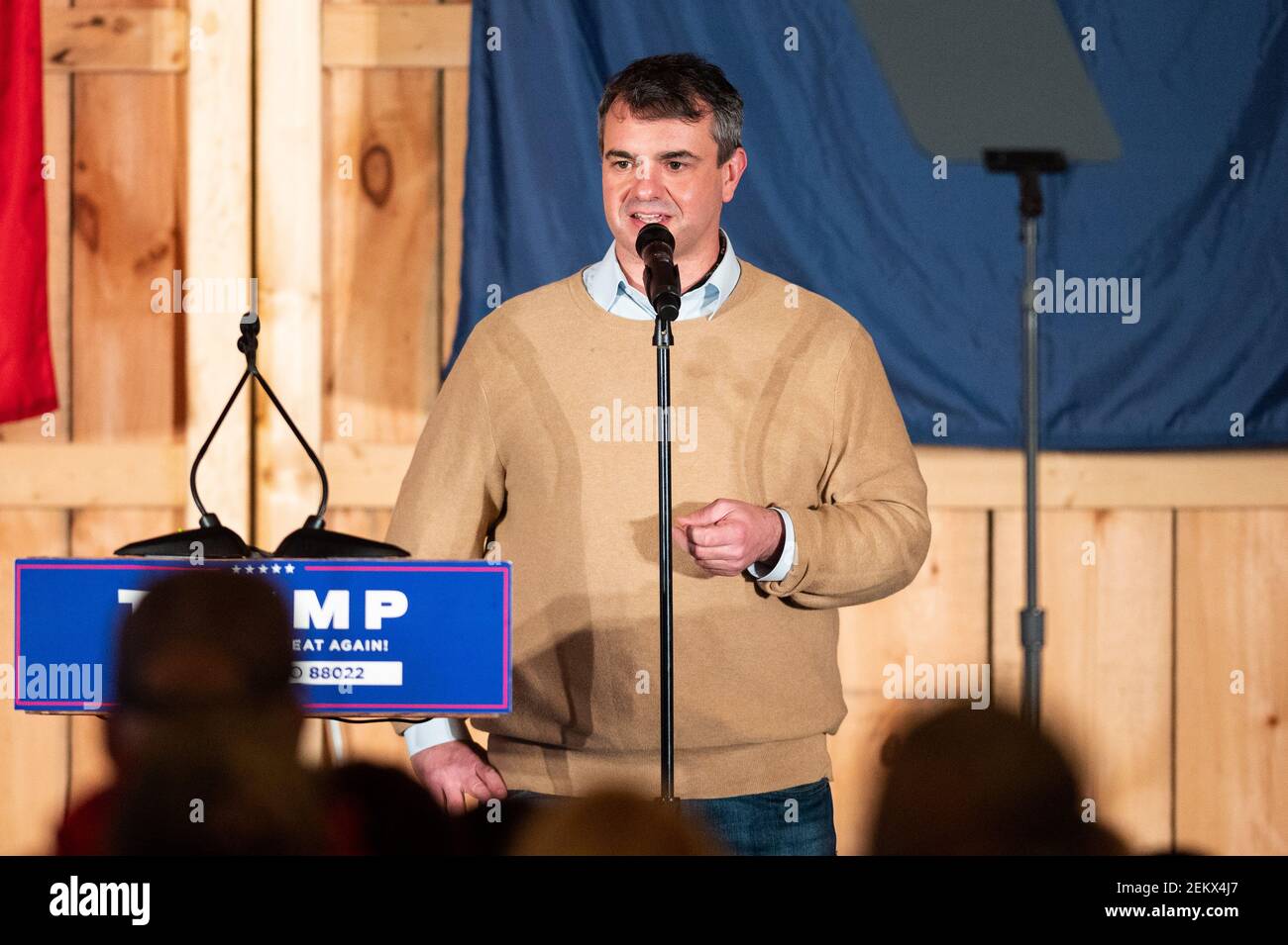October 29, 2020 -Waymart, PA, United States: Jim Bognet (R-PA ...