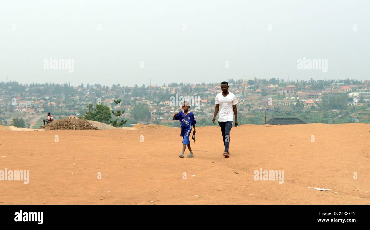 Father and his son in Kigali, Rwanda Stock Photo - Alamy