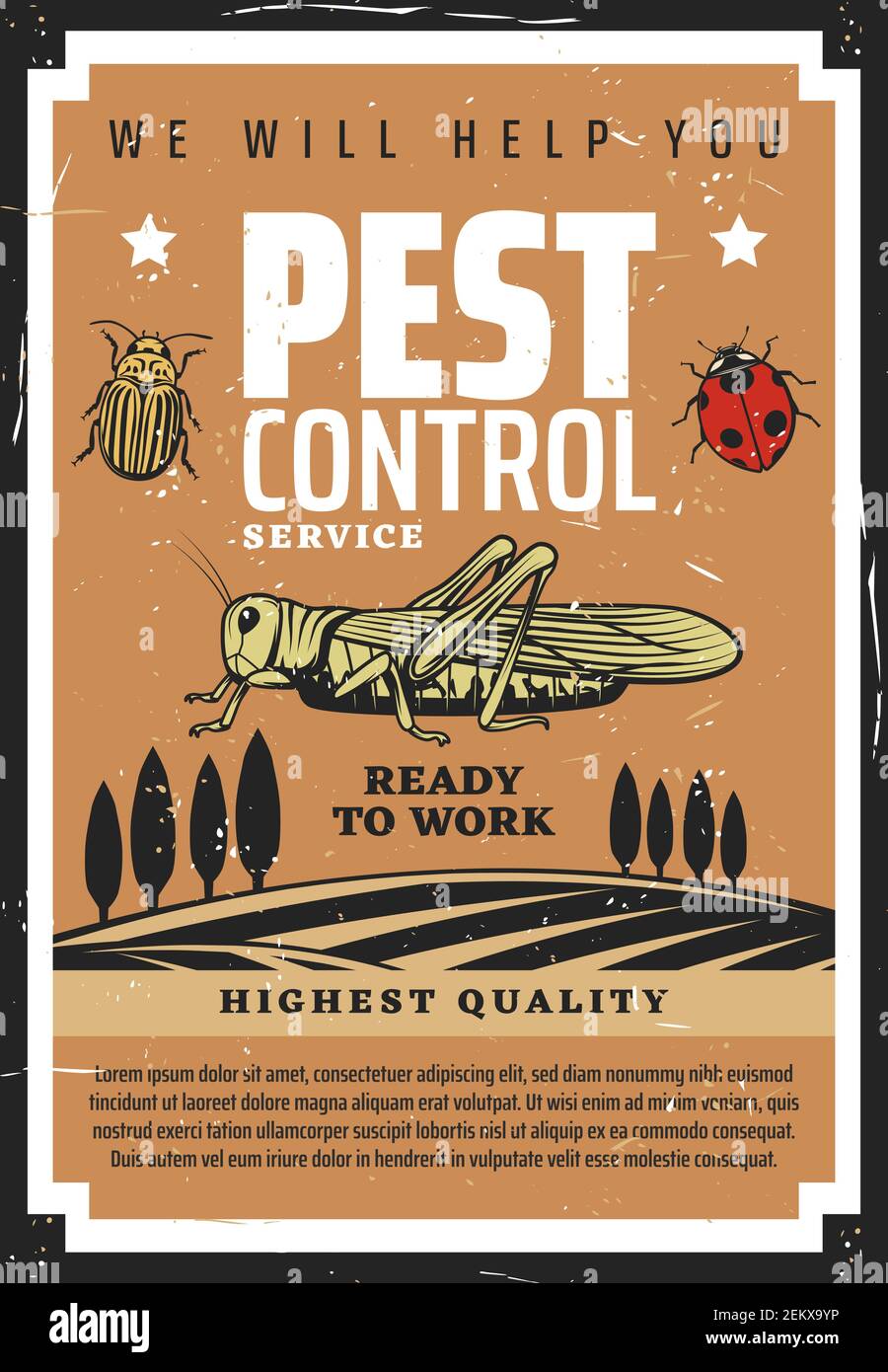 Potato crop protection Stock Vector Images - Alamy