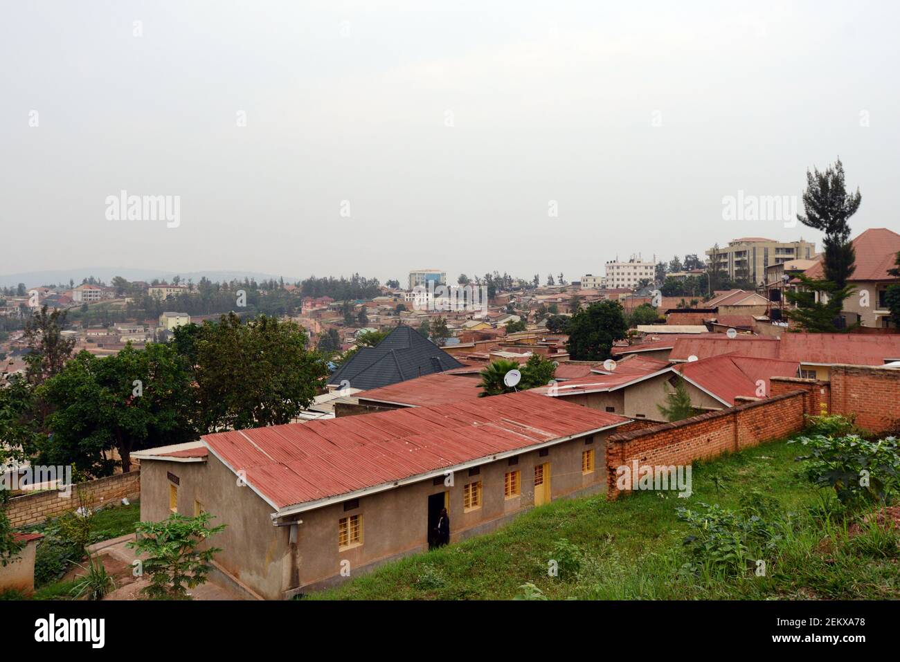 Old crowded neighborhoods in Kigali, Rwanda Stock Photo - Alamy