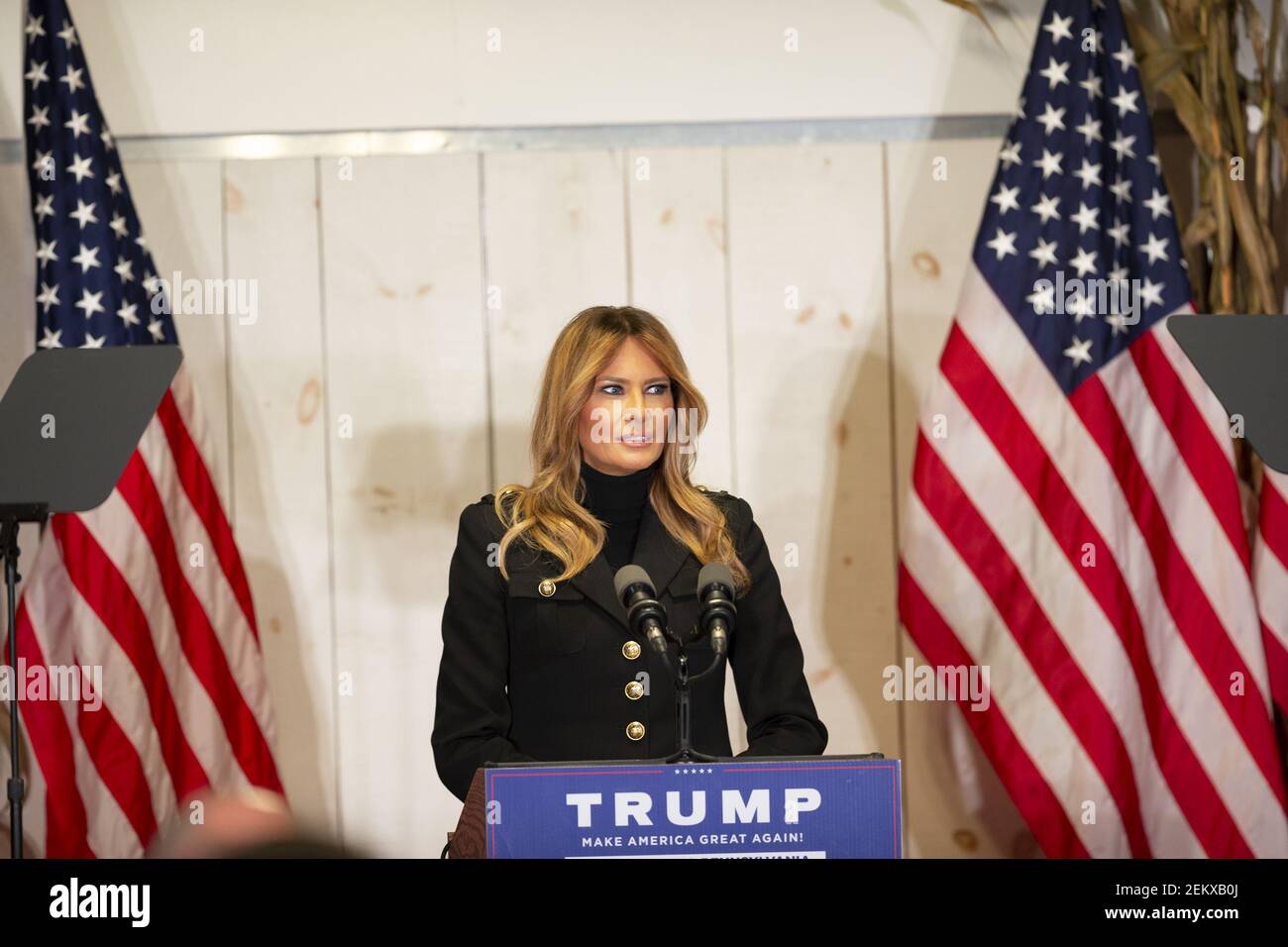 First Lady Melania Trump speaks at Make America Great Again event as ...