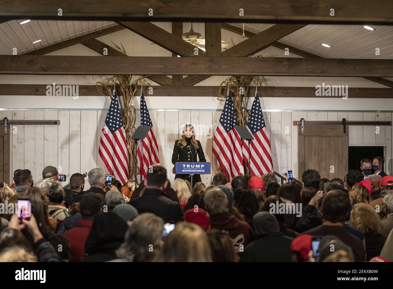 First Lady Melania Trump speaks at Make America Great Again event as ...
