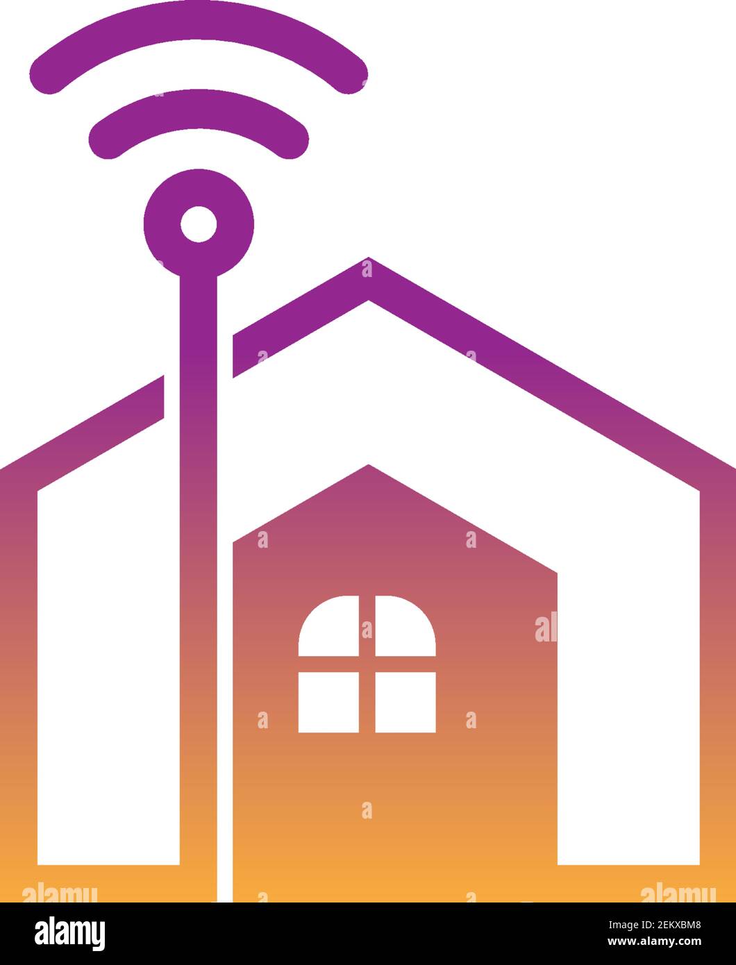 Smart Home logo icon design concept illustration Stock Vector Image ...