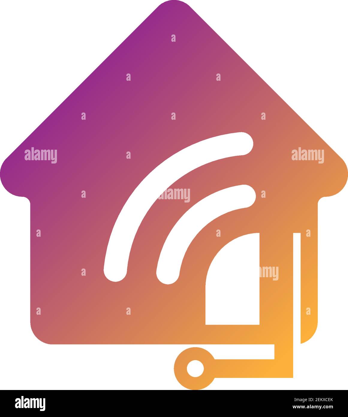 Smart Home logo icon design concept illustration Stock Vector Image ...