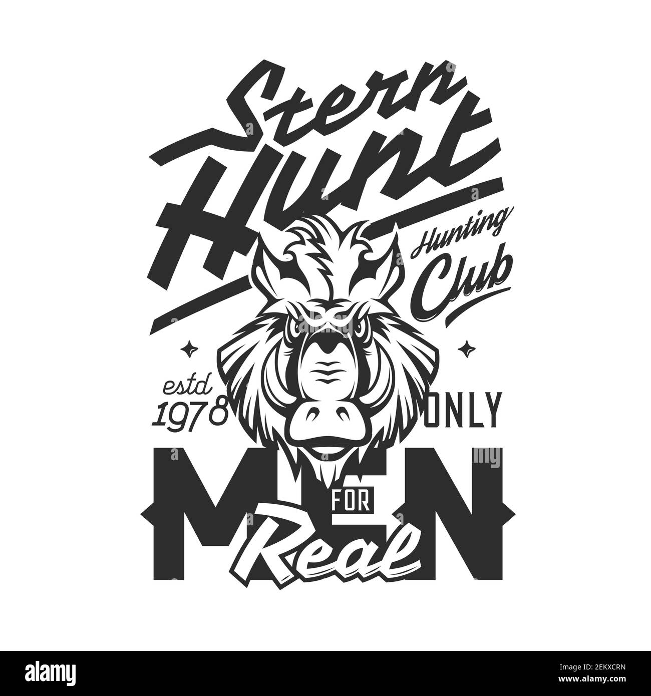 Hog hunters Stock Vector Images - Alamy