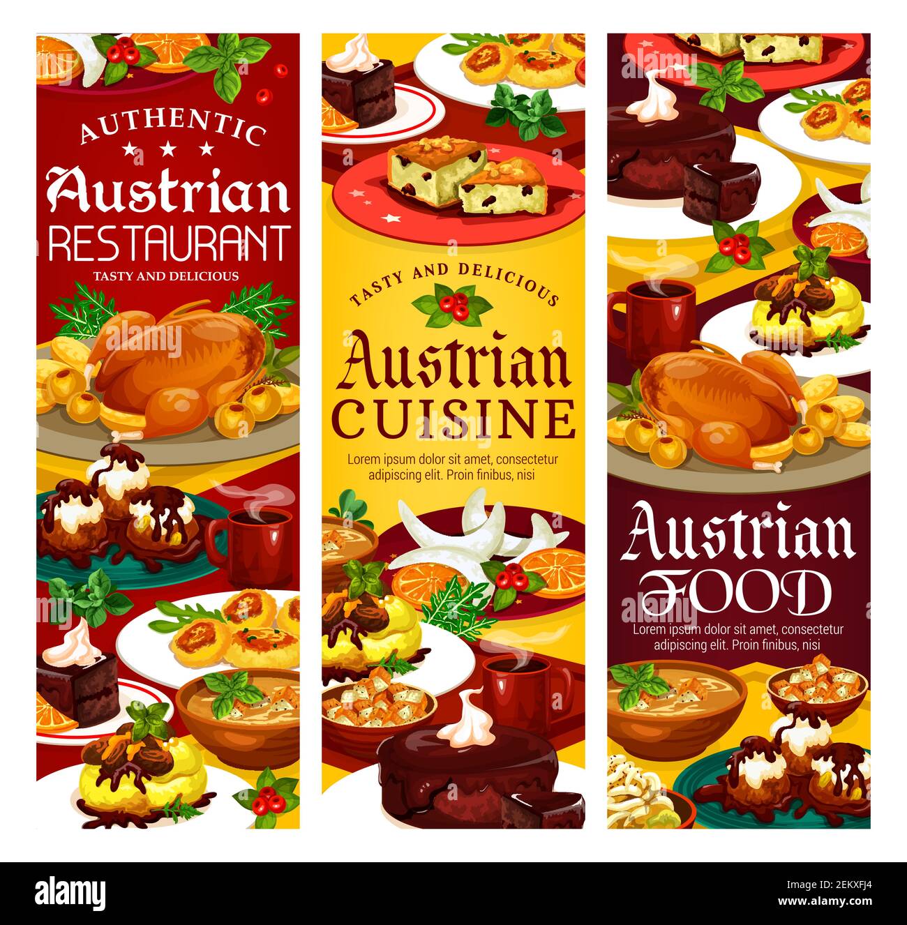 National food of Austria, authentic restaurant of Austrian cuisine food ...