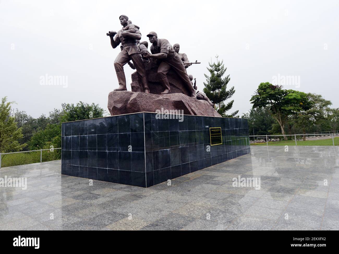 Sculpture outside the Campaign Against Genocide Museum in Kigali ...