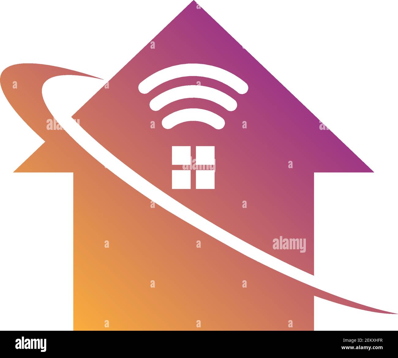 Smart Home logo icon design concept illustration Stock Vector Image ...