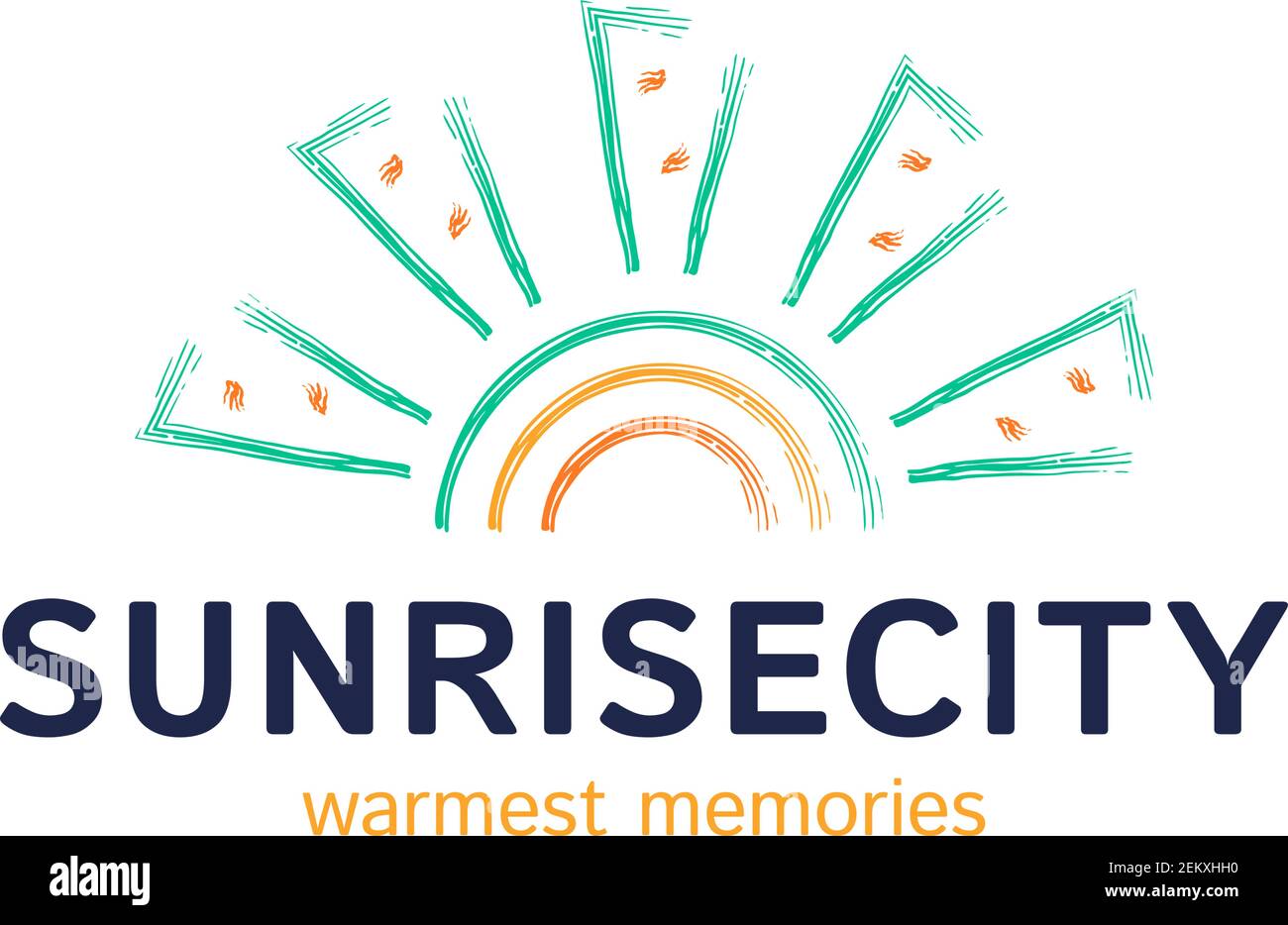 House sun logo. Vector real estate building icon sign. Solar home ...