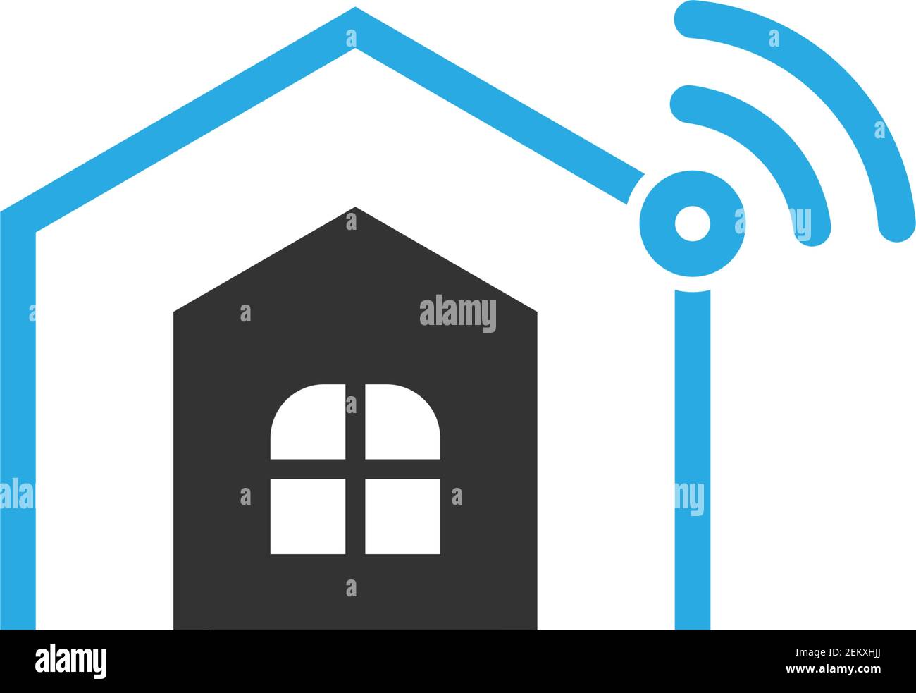 Smart Home logo icon design concept illustration Stock Vector Image ...