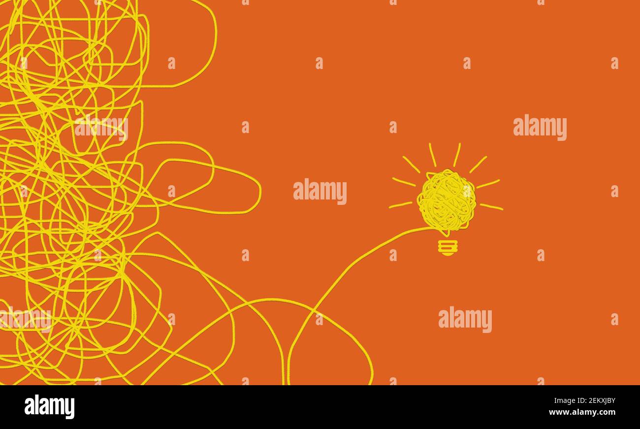 complex to easy way concept, strategy and business ways, figure out the ...