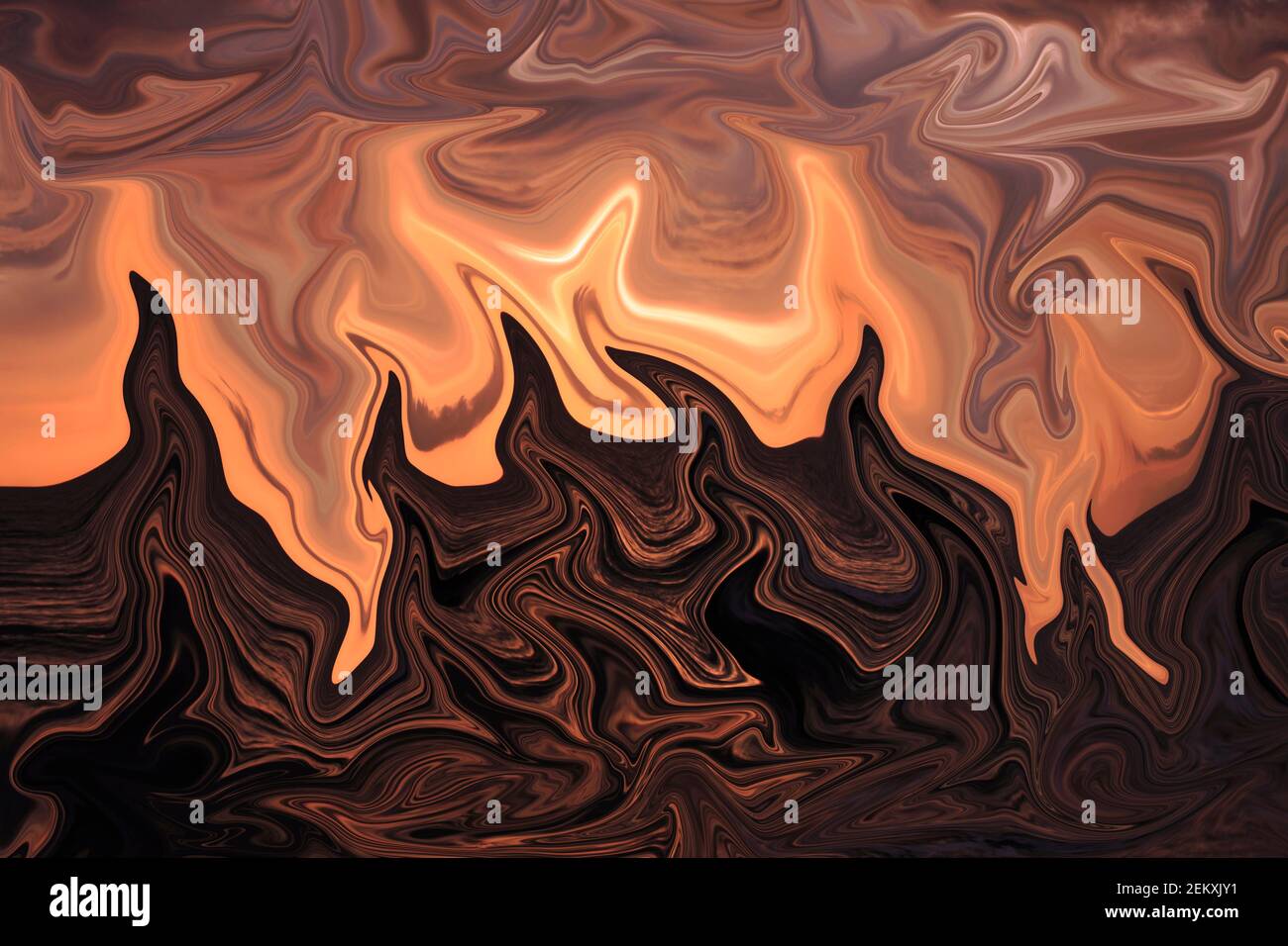 Artistic fire flame illustration fire waves abstract background ...