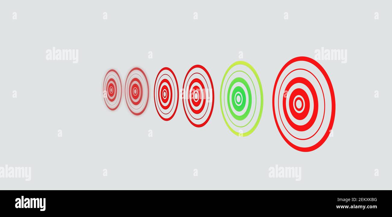 Marketing target sing concept. goal achievement , business success, and ...