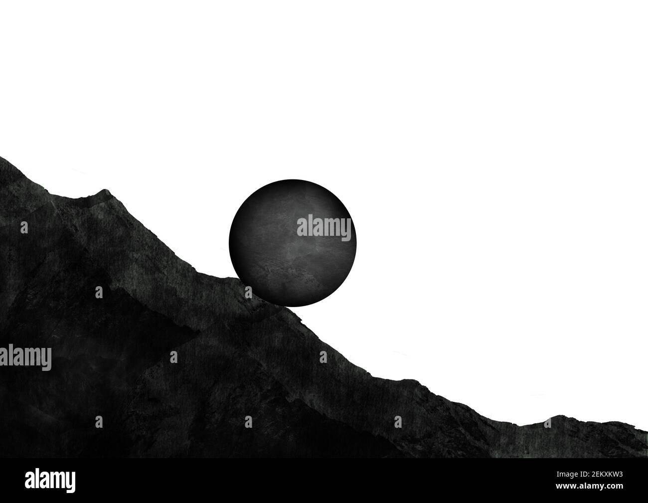 Sisyphus illustration hi-res stock photography and images - Alamy
