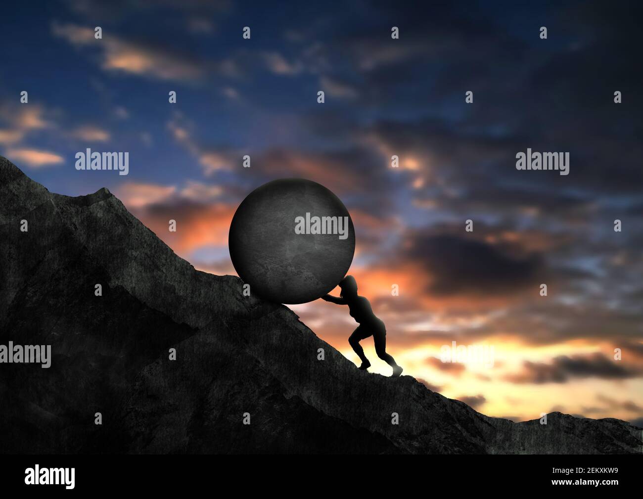 Pushing rock uphill hi-res stock photography and images - Alamy Pushing rock uphill hi-res stock photography and images - Alamy