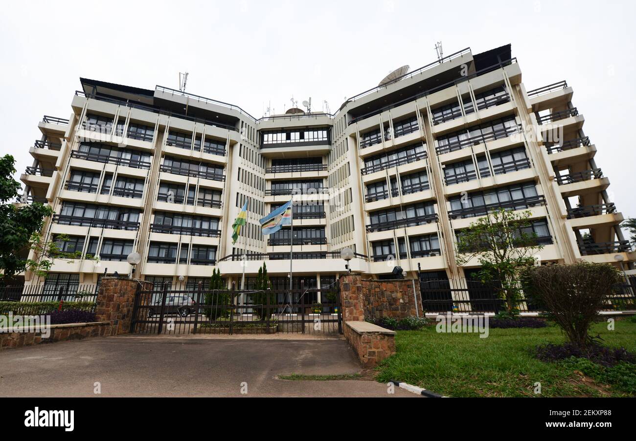 New modern buildings in Kigali's city center Stock Photo - Alamy