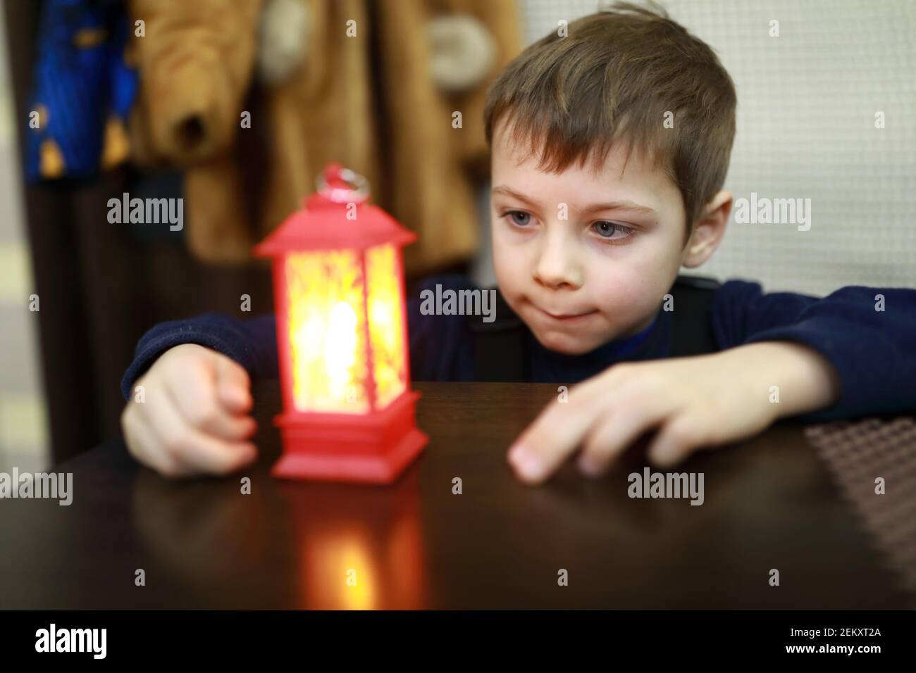 Pretty child looking tasty hi-res stock photography and images - Alamy