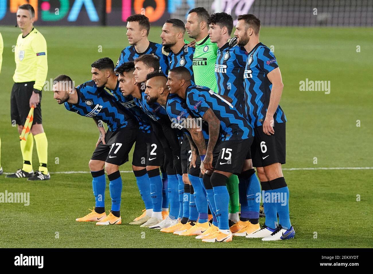 Football Club Internazionale Milano's Samir Handanovic, Achraf Hakimi ...