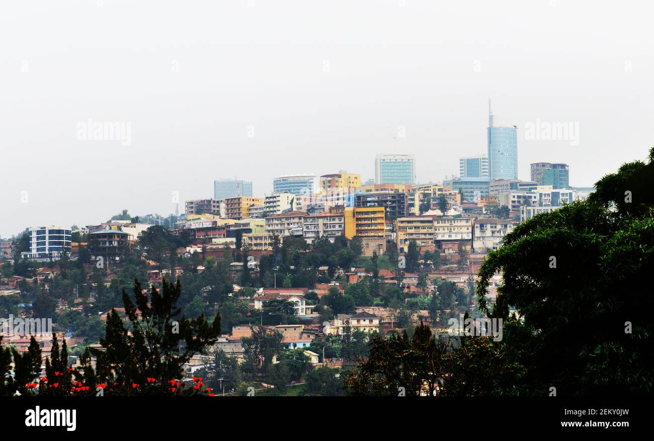 Skyline of Kigali, Rwanda Stock Photo - Alamy