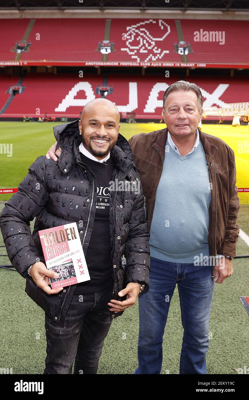 AMSTERDAM, 04-11-2020 book presentation 'golden boys' by author Maarten ...