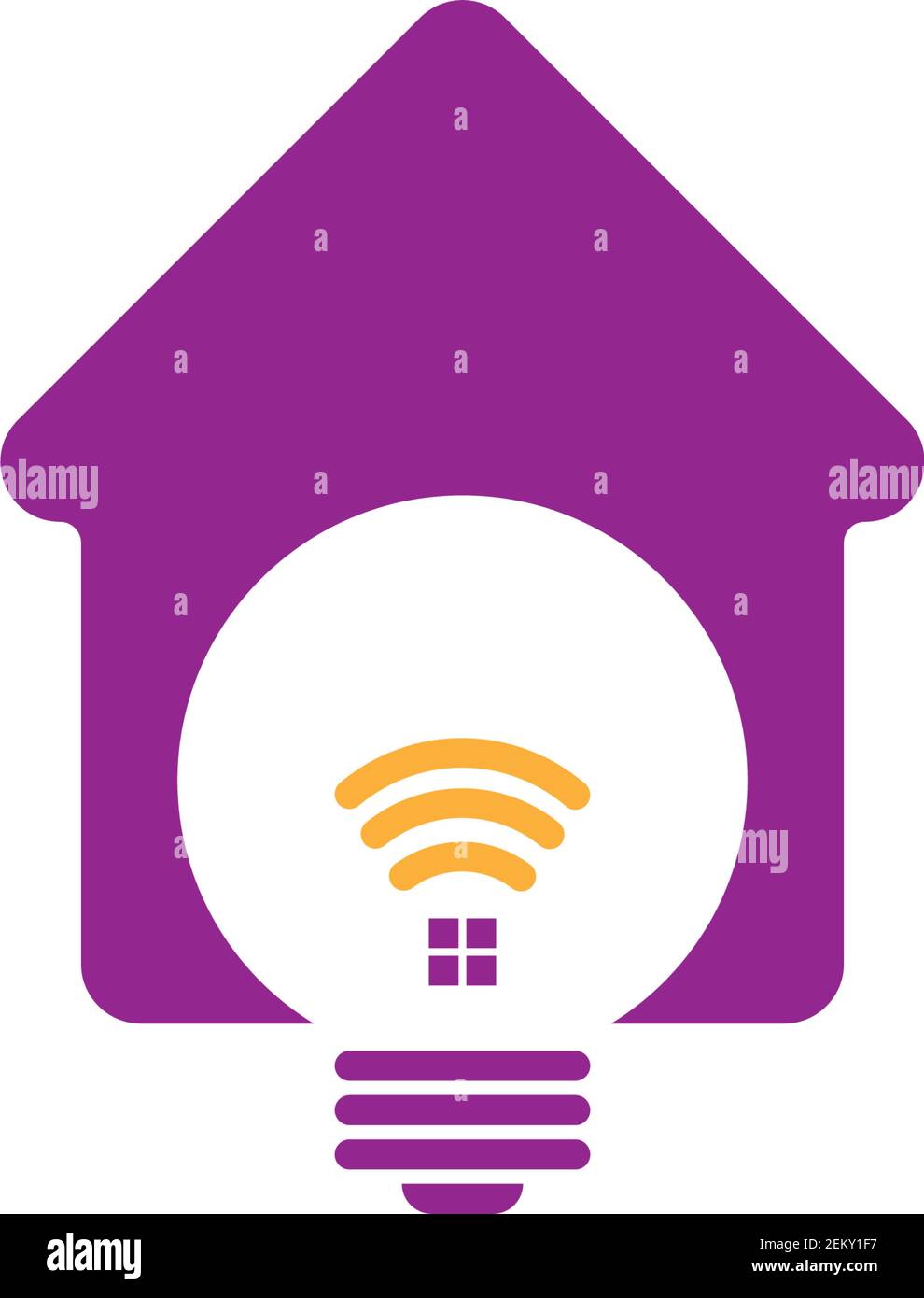 Smart Home logo icon design concept illustration Stock Vector Image ...