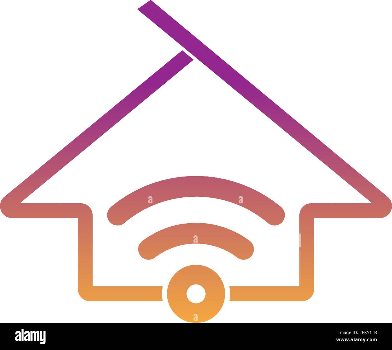 Smart Home logo icon design concept illustration Stock Vector Image ...