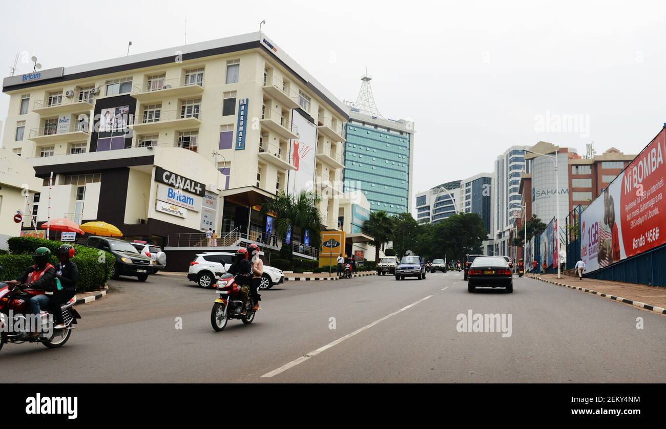 New modern buildings in Kigali's city center Stock Photo - Alamy