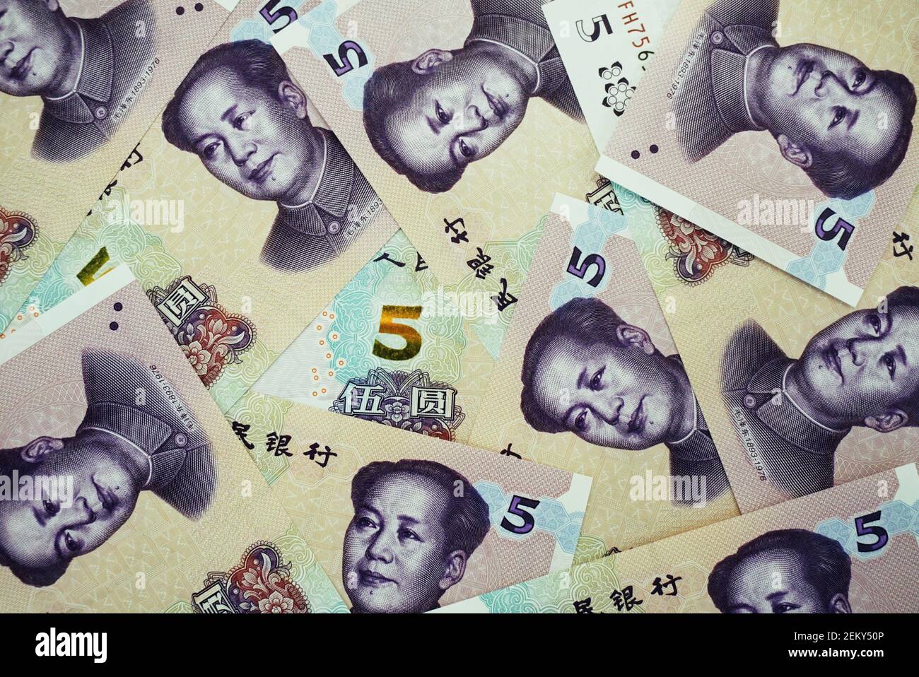 CHINA-A staff member of China Citic Bank hangzhou Branch counts the ...