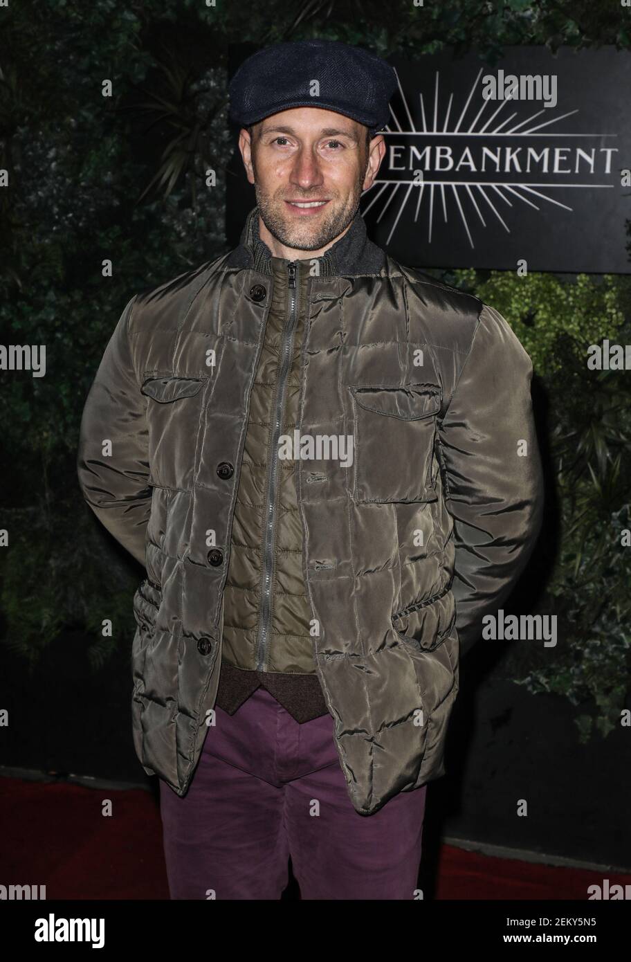 Lukasz Rozycki seen arriving at Proud Embankment to watch Denise Van ...