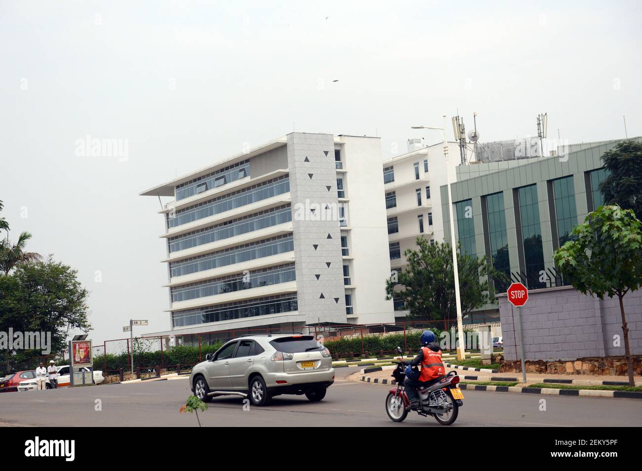 New modern buildings in Kigali's city center Stock Photo - Alamy
