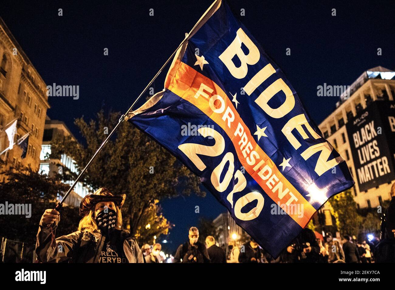 WASHINGTON D.C. NOVEMBER 4- General atmosphere in Black Lives Matter ...