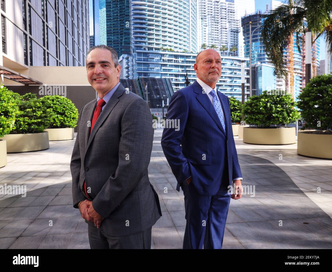 Alberto Milo Jr., left, president of the Related Urban, and Steve ...