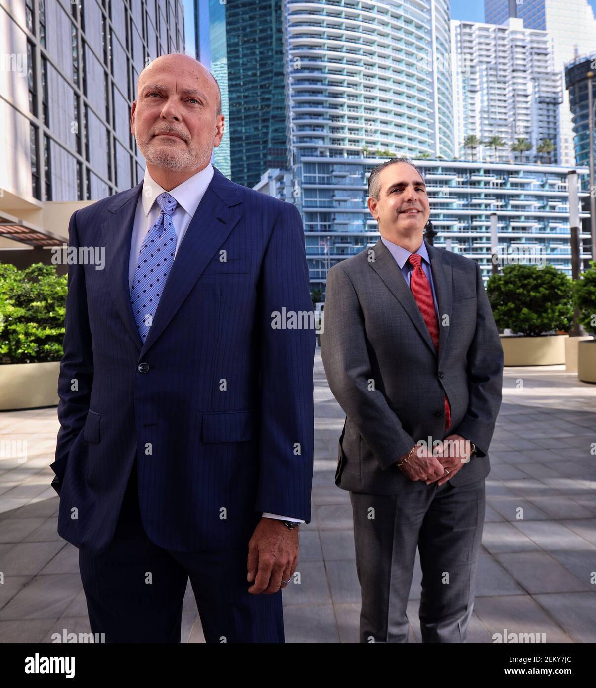 Steve Patterson, left, president and CEO of Related Development, and ...