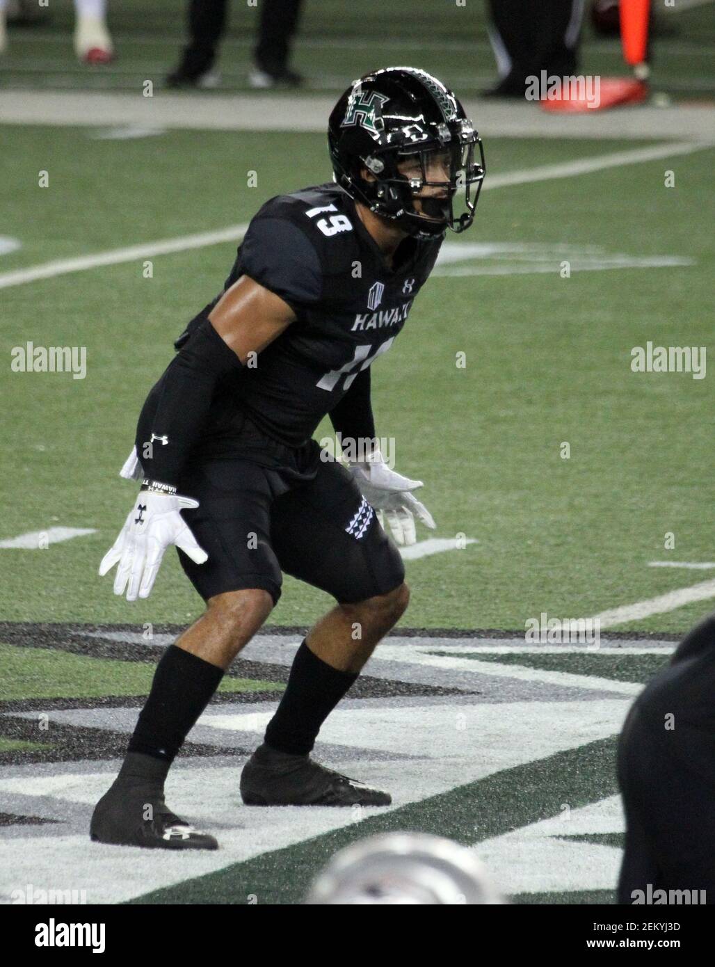 November 7, 2020 - Hawaii Rainbow Warriors defensive back Quentin ...