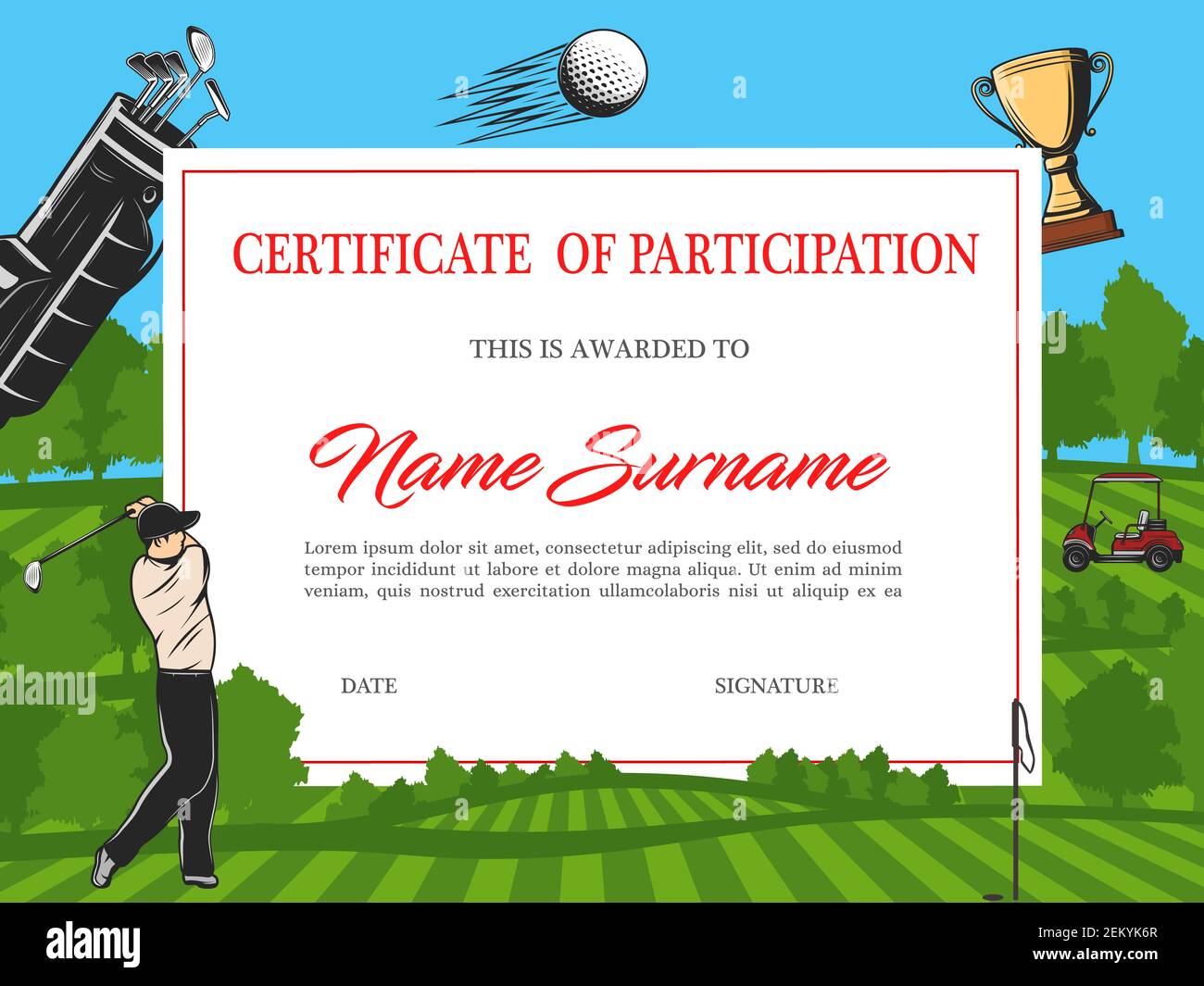 Sports Participation Certificate