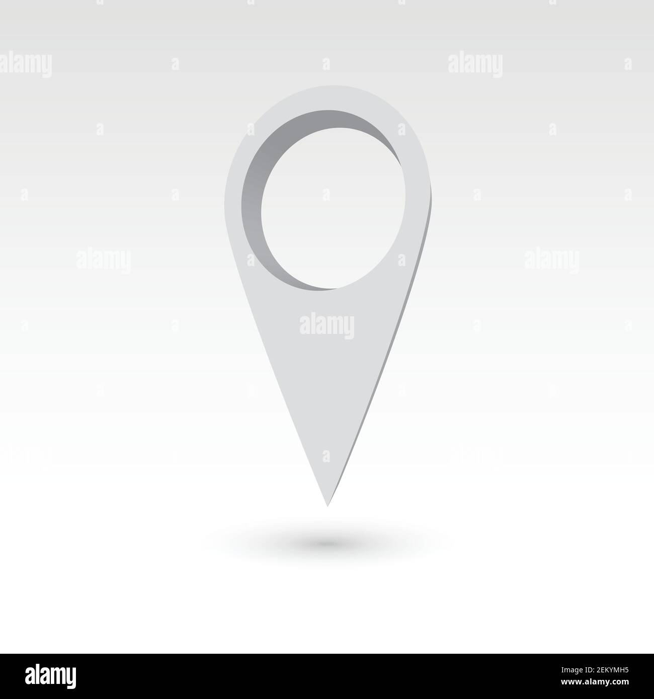 Map pointer - 3D vector object Stock Vector Image & Art - Alamy