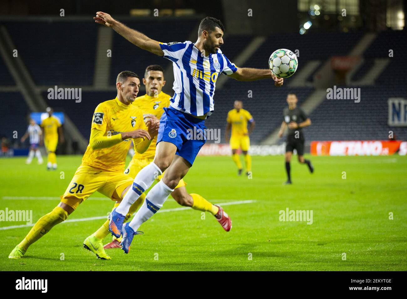FC Porto's player Diogo Leite seen in action during the match between ...