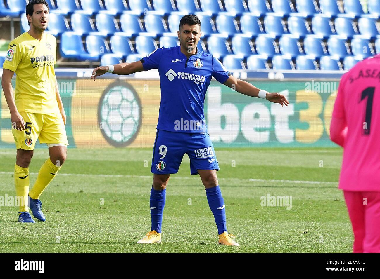 Getafe CF's Angel Rodriguez during La Liga match. November 8,2020 ...