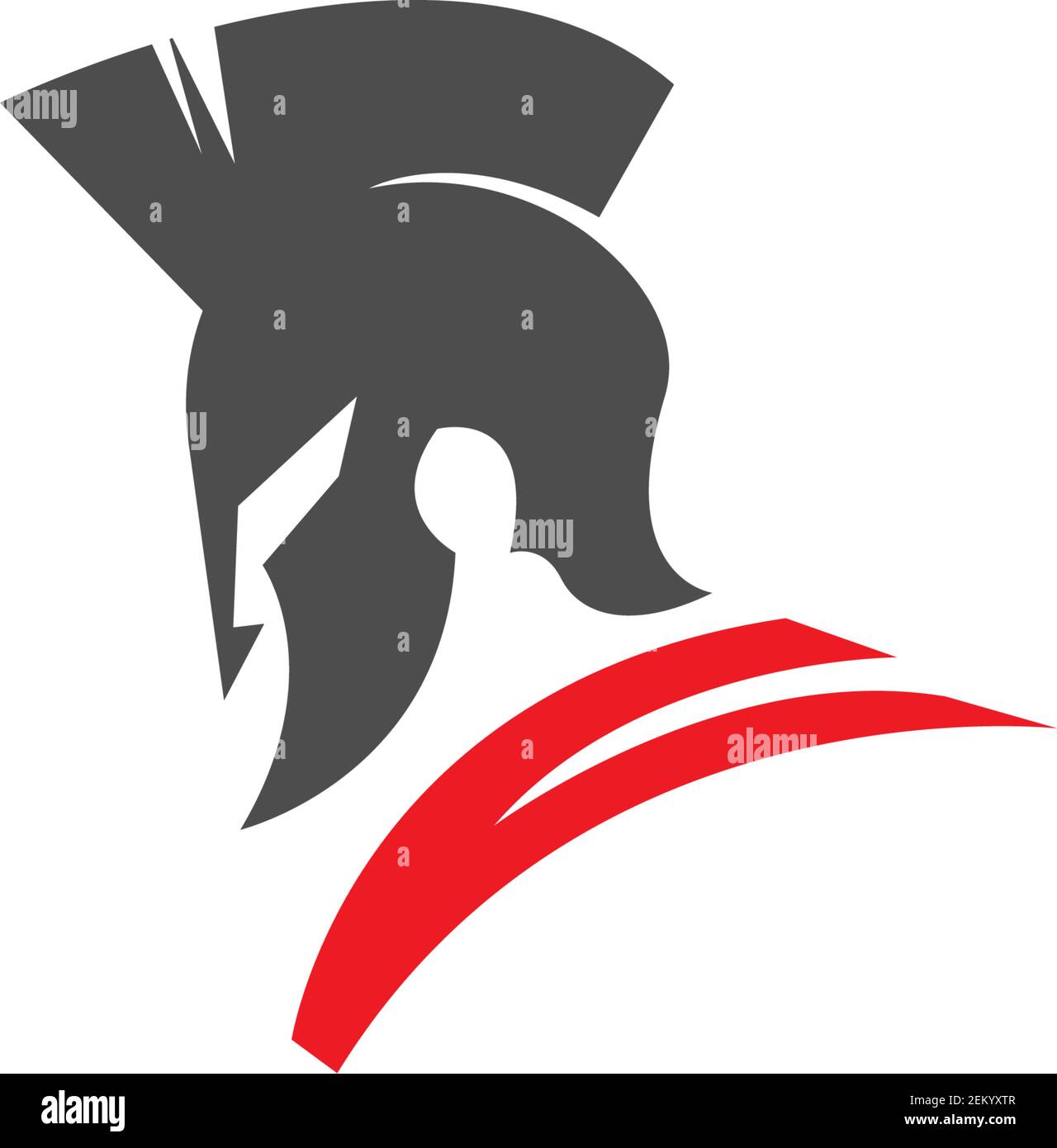 Gladiator head icon logo design concept vector illustration Stock ...