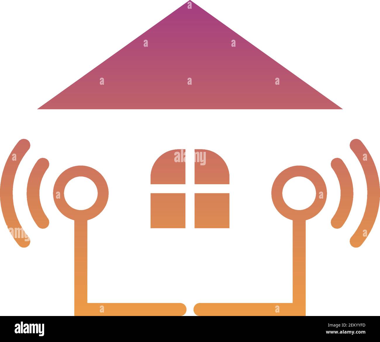 Smart Home logo icon design concept illustration Stock Vector Image ...