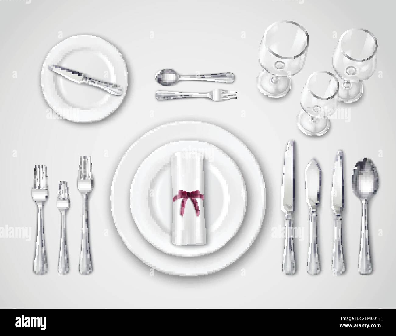 Utensil Setting At Table