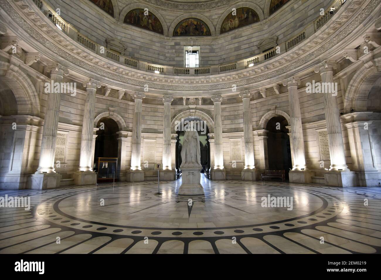 Inside the Victoria Memorial Hall at Kolkata, reopen after a 7-month ...