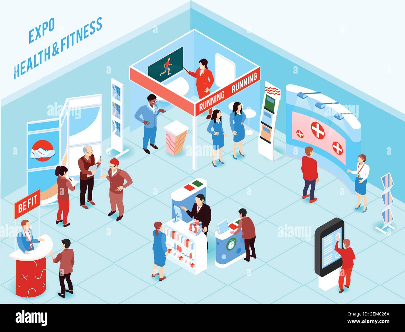 Fitness expo Stock Vector Images - Alamy