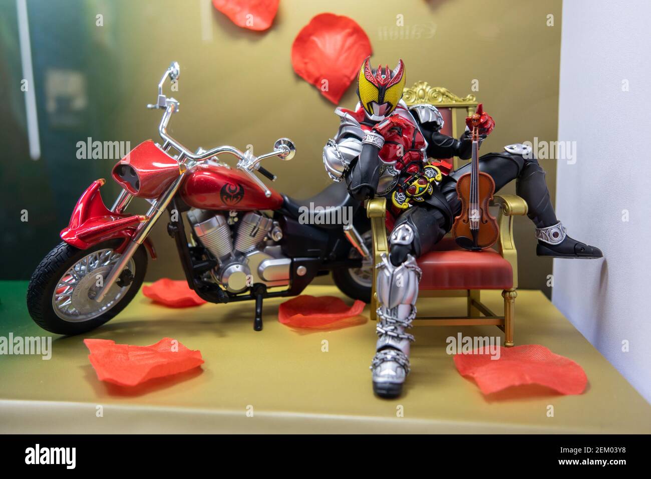 Bandai official pop-up store opens, displaying a variety of action ...