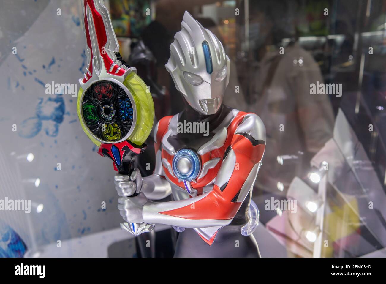 Bandai official pop-up store opens, displaying a variety of action ...