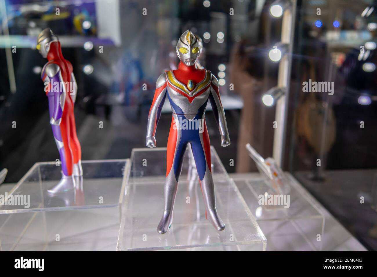 Bandai official pop-up store opens, displaying a variety of action ...