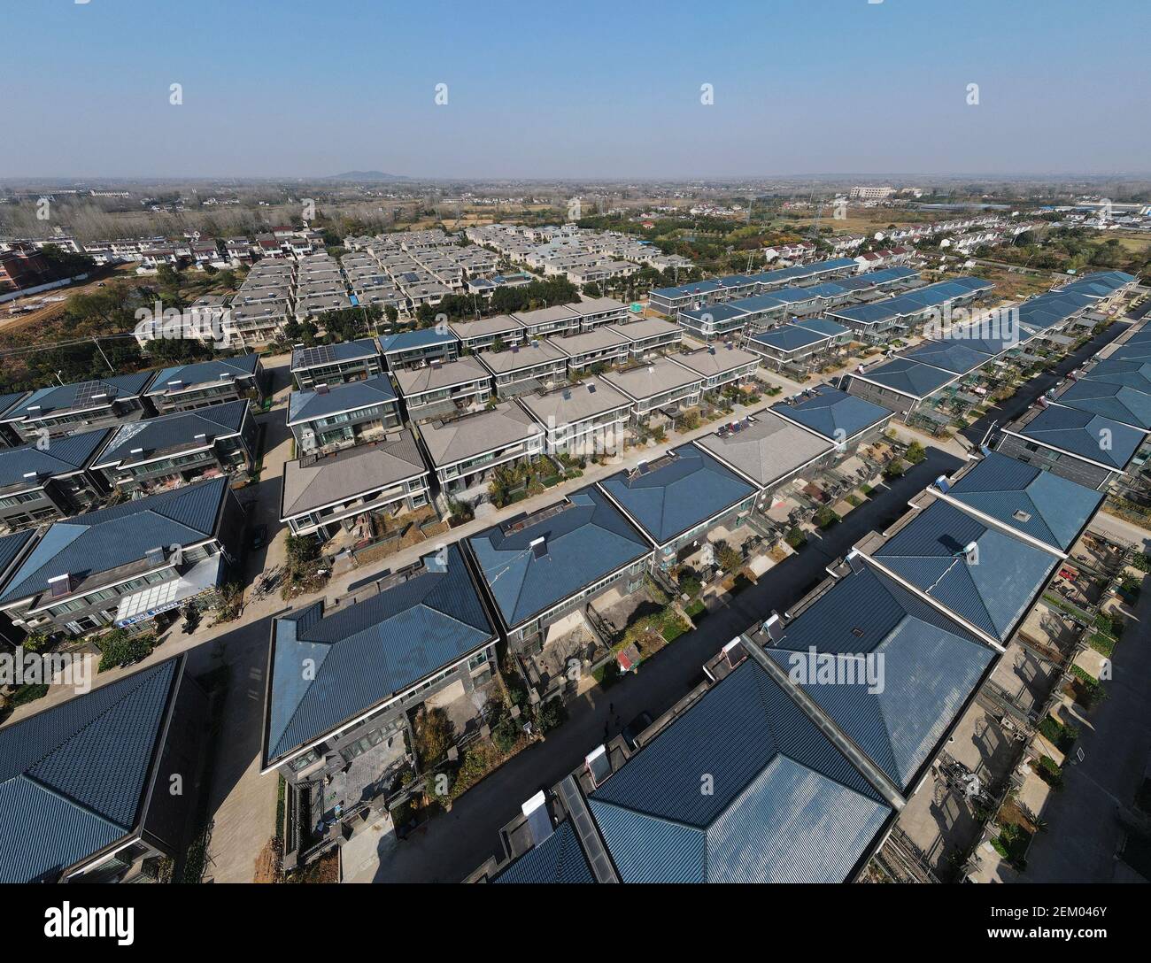 YIZHENG, CHINA - NOVEMBER 11, 2020 - Aerial photo taken on November 11 ...