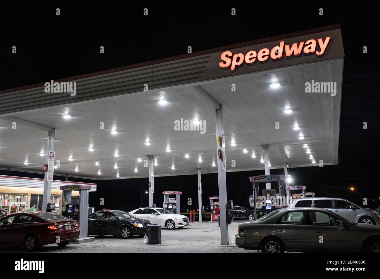American convenience store and gas station, Speedway seen in Perrysburg ...