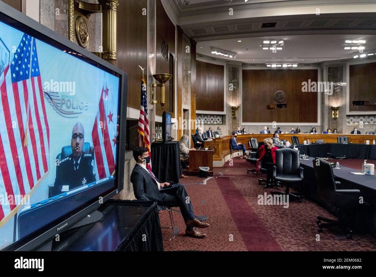 Dc metropolitan police department chief robert contee hi-res stock ...